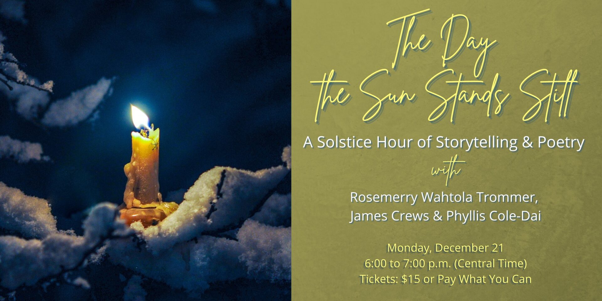 The Day the Sun Stands Still: A Solstice Hour of Storytelling and ...